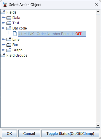Select Action Object